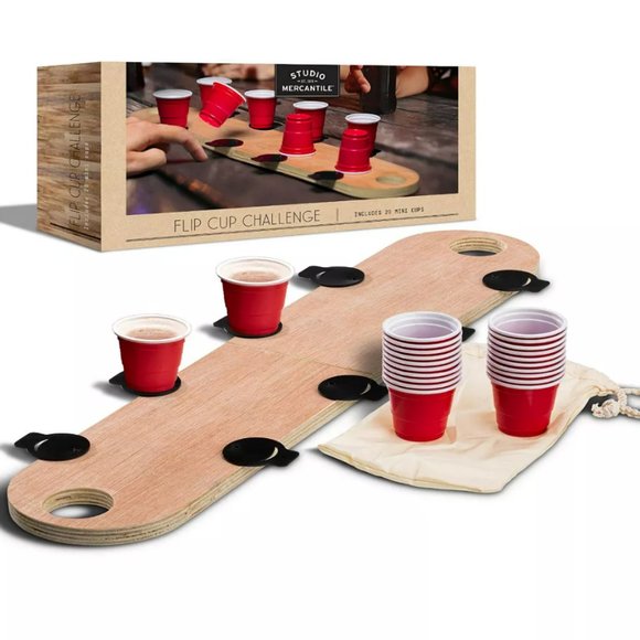 Games | Studio Mercantile Portable Mini Flip Cup Challenge With Builtin ...